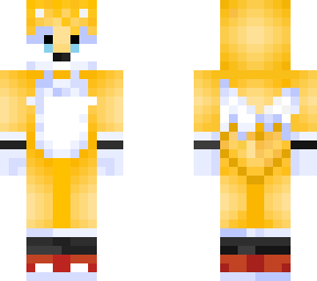 Miles Tails Prower Sonic X | Minecraft Skin