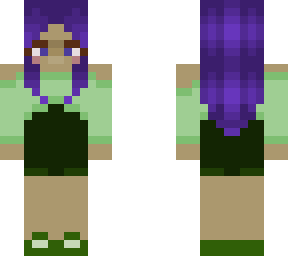 cute purple girl | Minecraft Skins