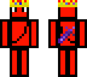 King Red update | Minecraft Skin