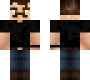 mustache man | Minecraft Skins