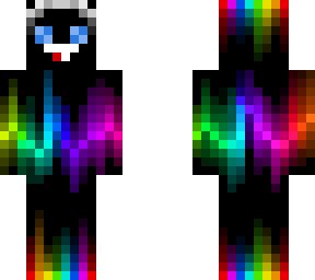 Rainbow Happy Guy | Minecraft Skin