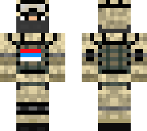 Serbian army | Minecraft Skin
