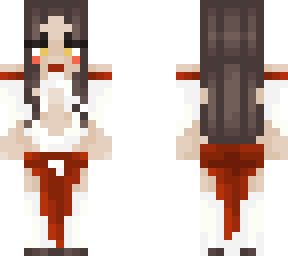 . Shrine Maiden . | Minecraft Skin
