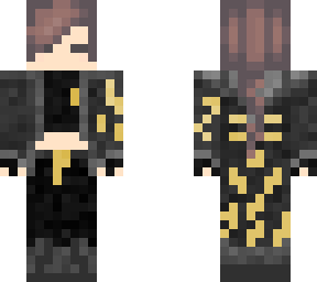 black and gold | Minecraft Skin