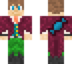 Candyman (coat, candy) | Minecraft Skin