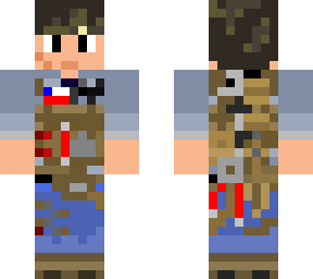 Cmdr. Phillip Graves(bright version) | Minecraft Skin