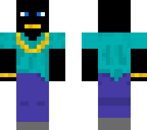 Gangster Steve with Gold | Minecraft Skin