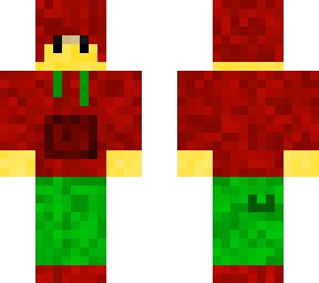 red hoodie | Minecraft Skins