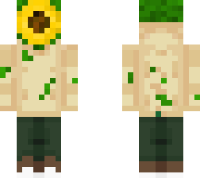 Sunflower head | Minecraft Skin