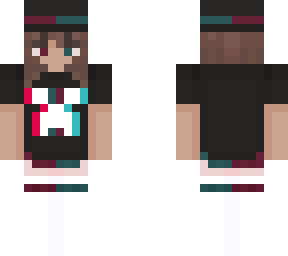 tiktok cape | Minecraft Skins
