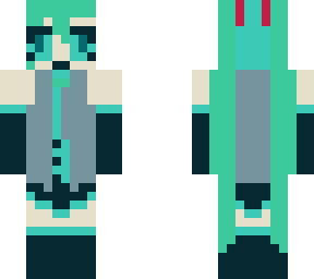 ULTIMATE miku skin | Minecraft Skin