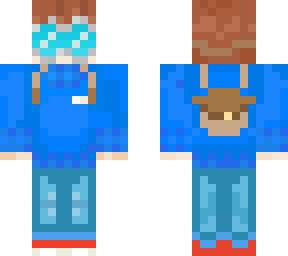 blue version of squiddo skin! | Minecraft Skin