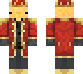 Golden Royal Axolotl | Minecraft Skin