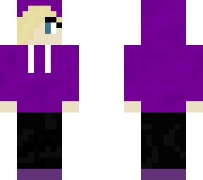 Person in purple hoodie | Minecraft Skin