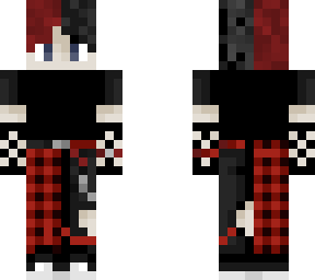 red emo boy | Minecraft Skins