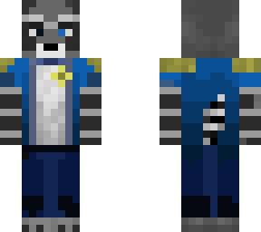 riley the raccon animatronic | Minecraft Skin