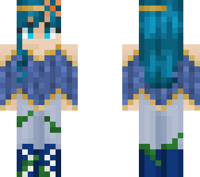 Sea Queen - Underwater Themed Girl | Minecraft Skin