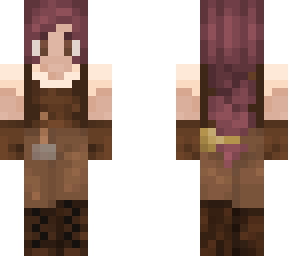 Steampunk plait girl | Minecraft Skin