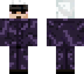 gojo with mask | Minecraft Skins