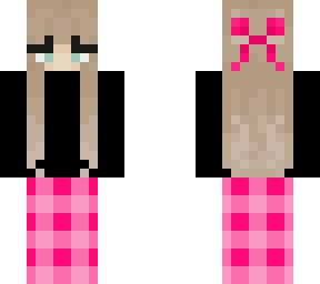 pink tv Girl | Minecraft Skin