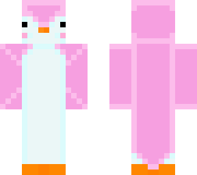 Pink Peep Penguin | Minecraft Skin