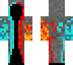 Cryo-Fyre Mage | Minecraft Skin