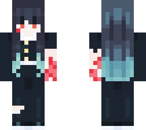 Demon Muichiro Tokito | Minecraft Skin