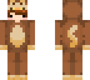 elmomonkey curious george | Minecraft Skin