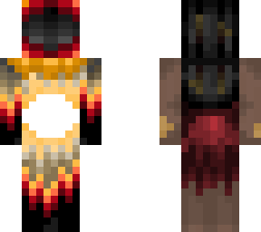 Engulfed in flames | Minecraft Skin