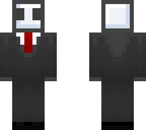 Stickman in a suit | Minecraft Skin