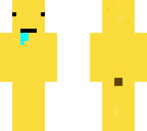yellow drooling bleble blob | Minecraft Skin