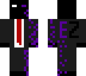 Corrupted Suit purple | Minecraft Skin