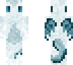 dragao de gelo-ice dragon | Minecraft Skin