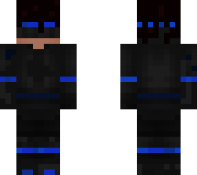 uhm cool blue guy w | Minecraft Skin