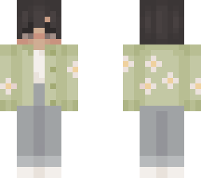 flower cardigan edit | Minecraft Skin