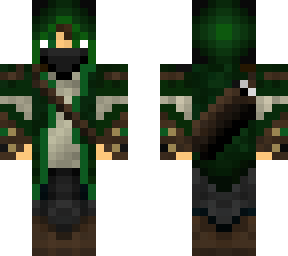 green hood | Minecraft Skins