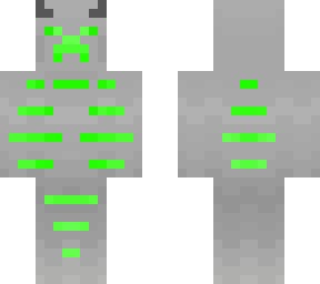 nuclear stone creeper | Minecraft Skin