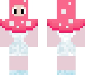 Pink mushroom person | Minecraft Skin