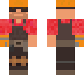 red engineer | Minecraft Skin