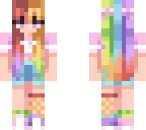 split dye | Minecraft Skins