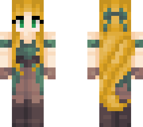 blonde Elf Maiden | Minecraft Skin
