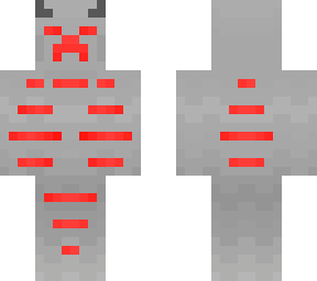 evil stone creeper | Minecraft Skin