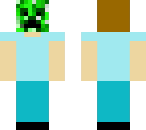 Boy with Creeper Mask | Minecraft Skin