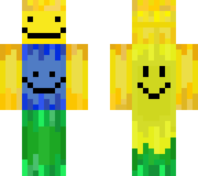 Refurbished Roblox Noob King | Minecraft Skin