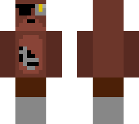 Withered Foxy (updated) | Minecraft Skin
