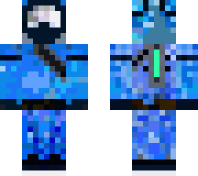 Blue gas suit | Minecraft Skin