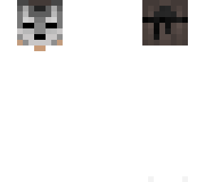 Boy wolf mask base | Minecraft Skin