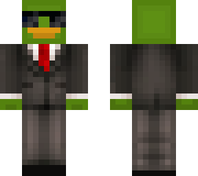 duck with a suit | Minecraft Skins