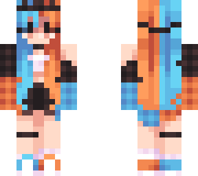 fire and ice | Minecraft Skin