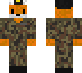 fox military general | Minecraft Skin
